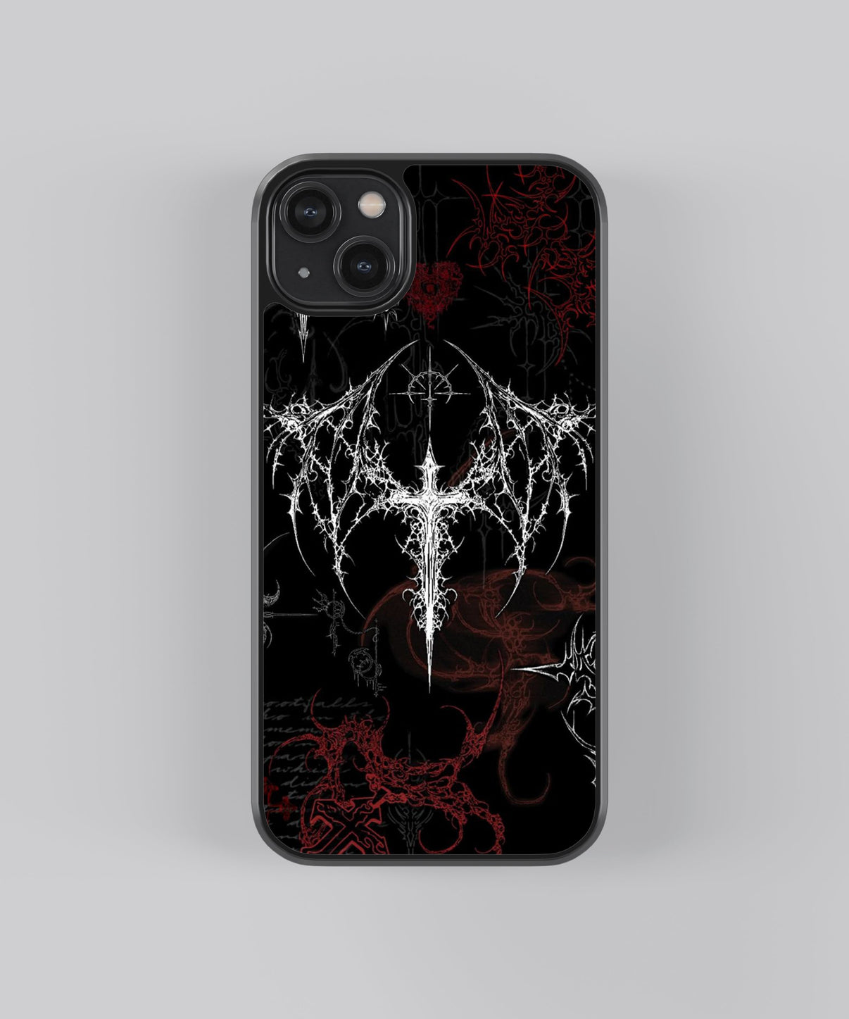 Macabre Cybersigilism Glass Phone Case | Dark Aesthetic – Culltique