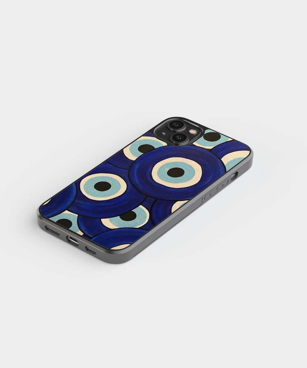 Evil Eye Abstract Glass Phone Case Cover | iPhone & Android Covers ...