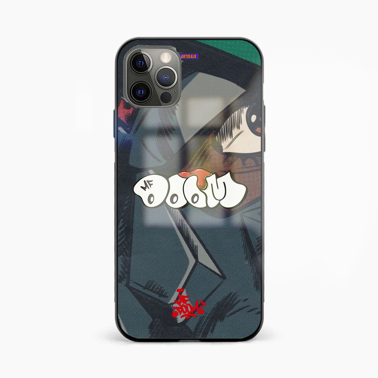 MF Doom Spotify Aesthetic Glass Phone Case Cover by Culltique